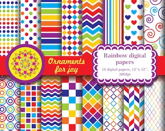 Bright,colorful,navy Blue,pastel Blue and Yellow Digital Papers,polka ...