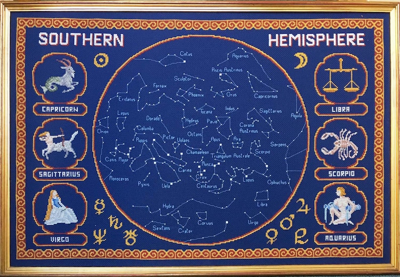 Constellations of the Southern Hemisphere - Etsy