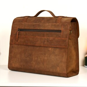 Leather Messenger Bag, Professional Bag, Work Messenger Laptop Bag ...