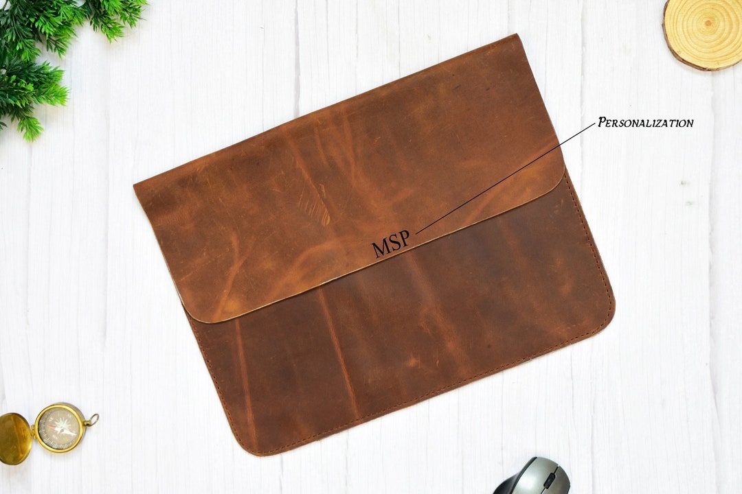 Leather Document Holder, Leather Envelope, Document Sleeve, A3 Document ...