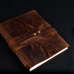 Personalized Binder | Custom Leather Engraved Journal | Unique Holiday ...