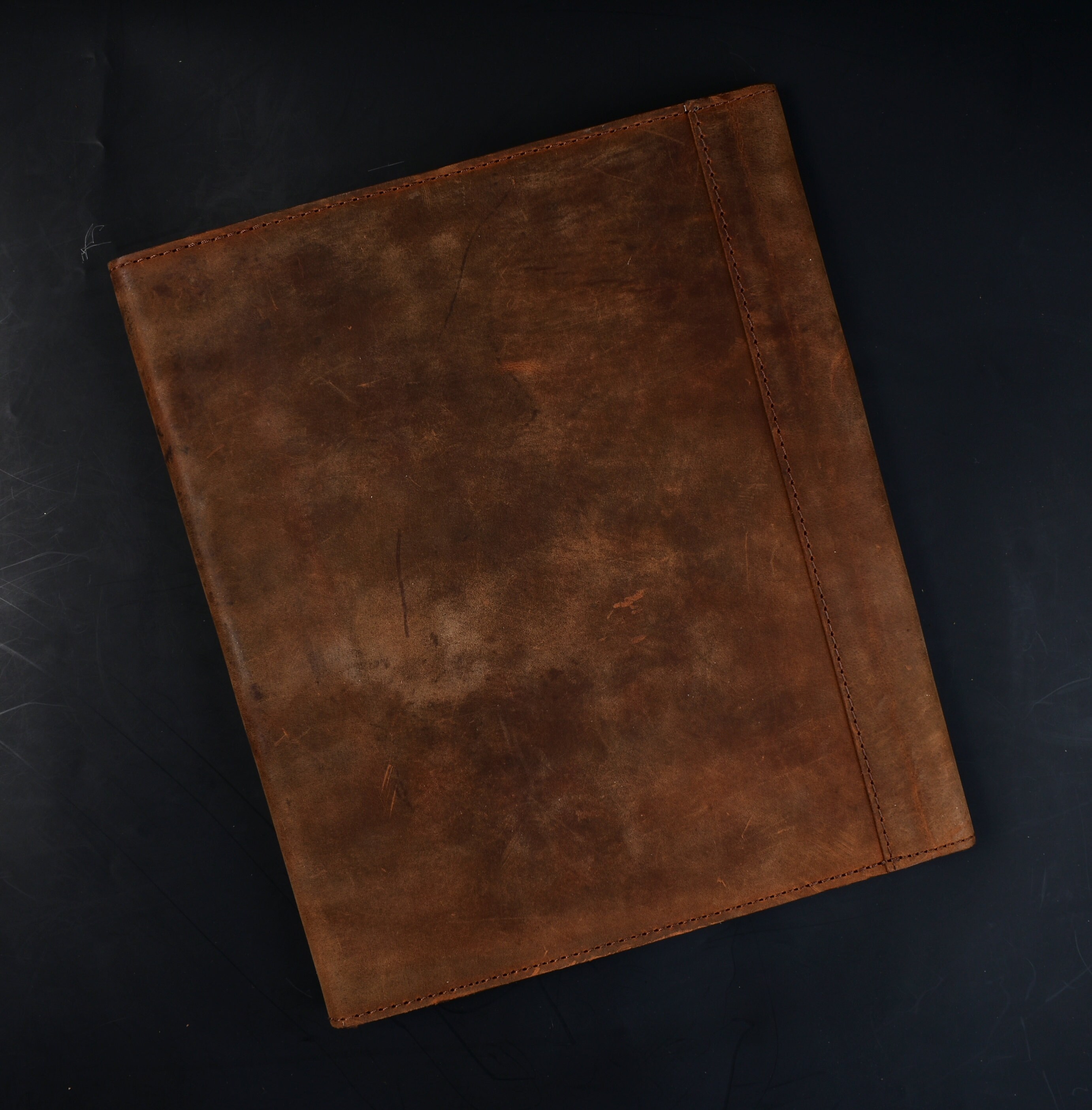 Personalized Leather Portfolio | Full-grain Notebook Cover | Custom ...