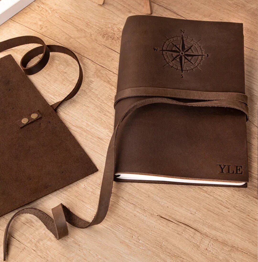 Personalized Leather Journal Wedding Planner Personalized Binder Cover ...