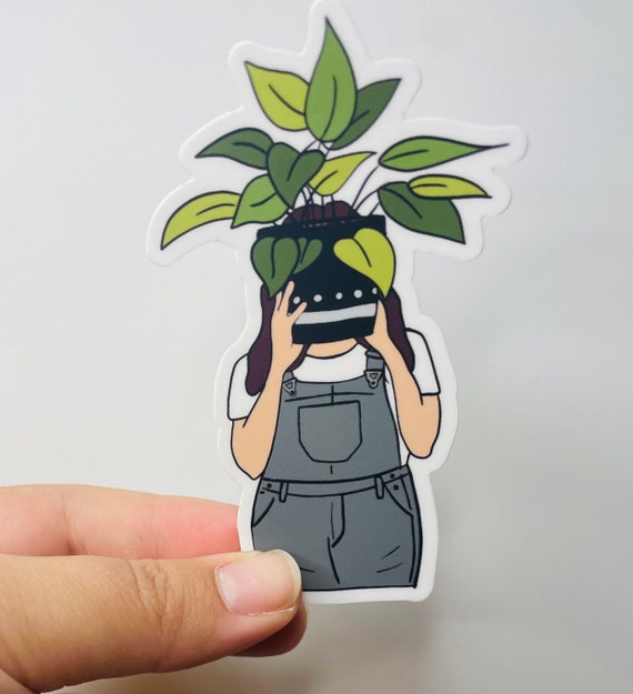 Plant Girly Sticker Decal - Etsy