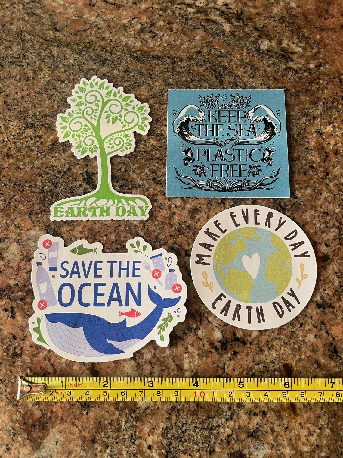 Earth and Ocean Minded Pack / Lot - Save the Ocean, Earth Day, Vinyl ...