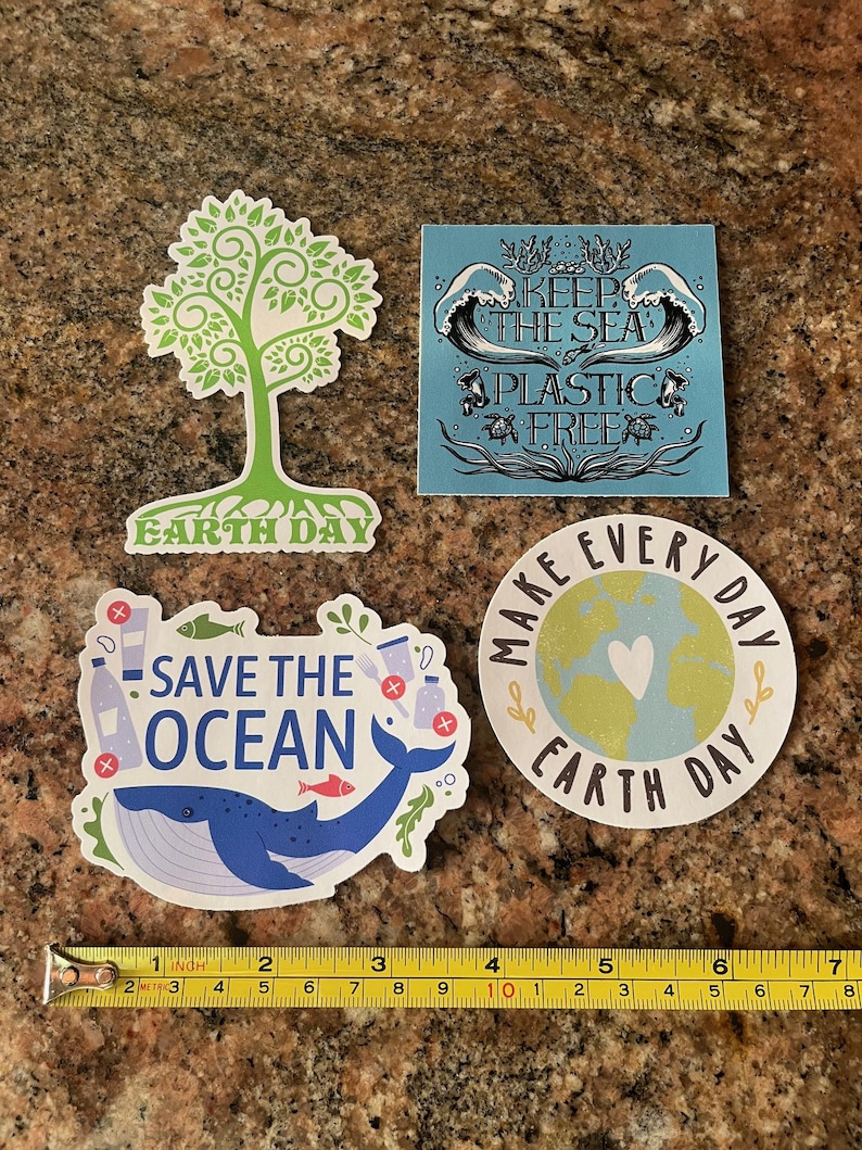 Earth and Ocean Minded Pack / Lot - Save the Ocean, Earth Day, Vinyl ...