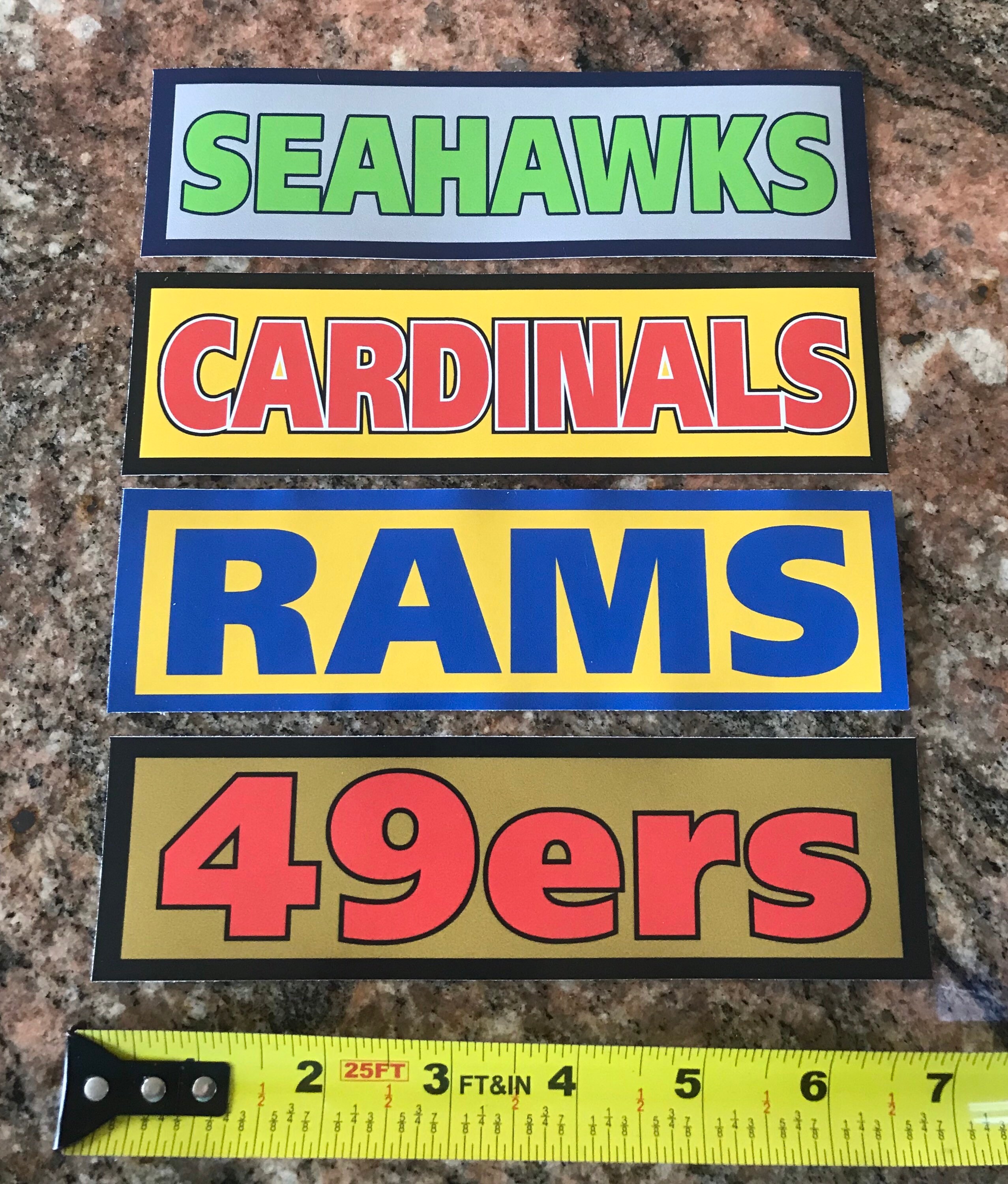 Football Sticker Pack / Lot - All 32 Teams Fantasy Football Super Bowl ...