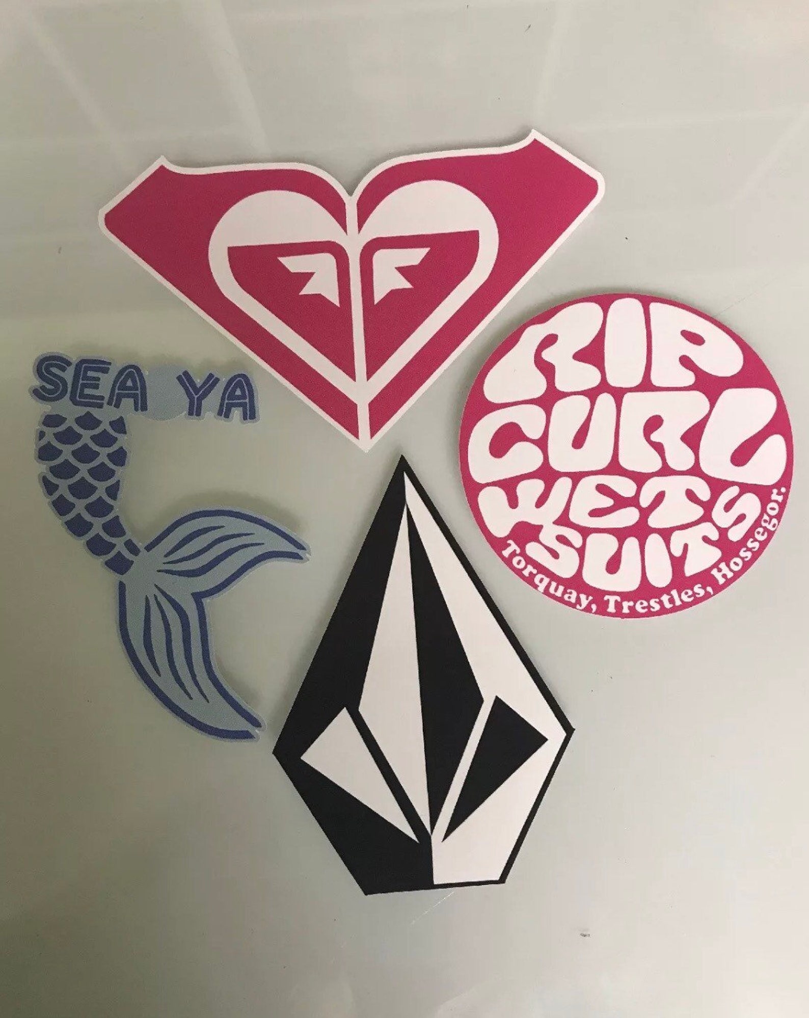 Surf Sticker Pack Surfer Girl Roxy Quiksilver Hawaii - Etsy