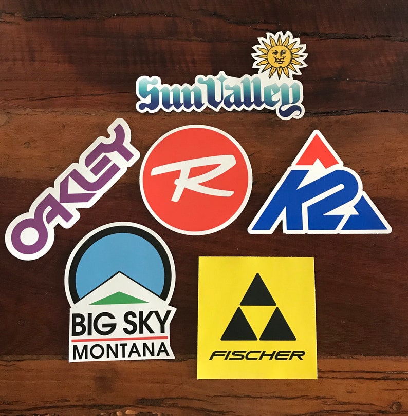 Ski Sticker Classic Pack Aspen Volkl K2 Mammoth Rossignol - Etsy