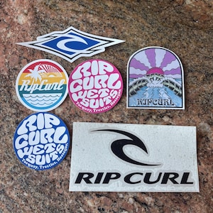 Ripcurl Sticker Pack / Lot - 10 Surfer Vinyl Decals - Etsy