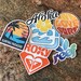 Surf Sticker Pack - Roxy Rip Curl Billabong Reef Surfer Girl Surfing - Etsy