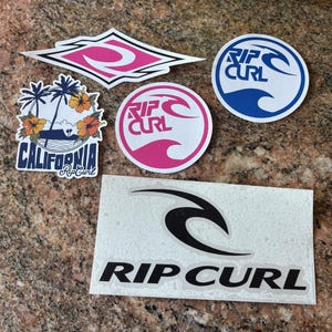 Ripcurl Sticker Pack / Lot - 10 Surfer Vinyl Decals - Etsy