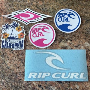 Ripcurl Sticker Pack / Lot - 10 Surfer Vinyl Decals - Etsy