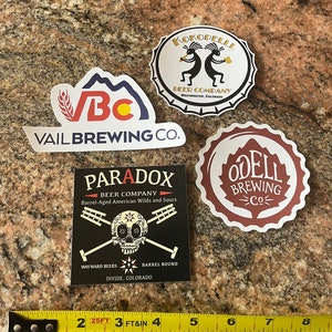 Brew Ski Pack - Colorado Collection Sticker Lot - Denver, Breckenridge ...