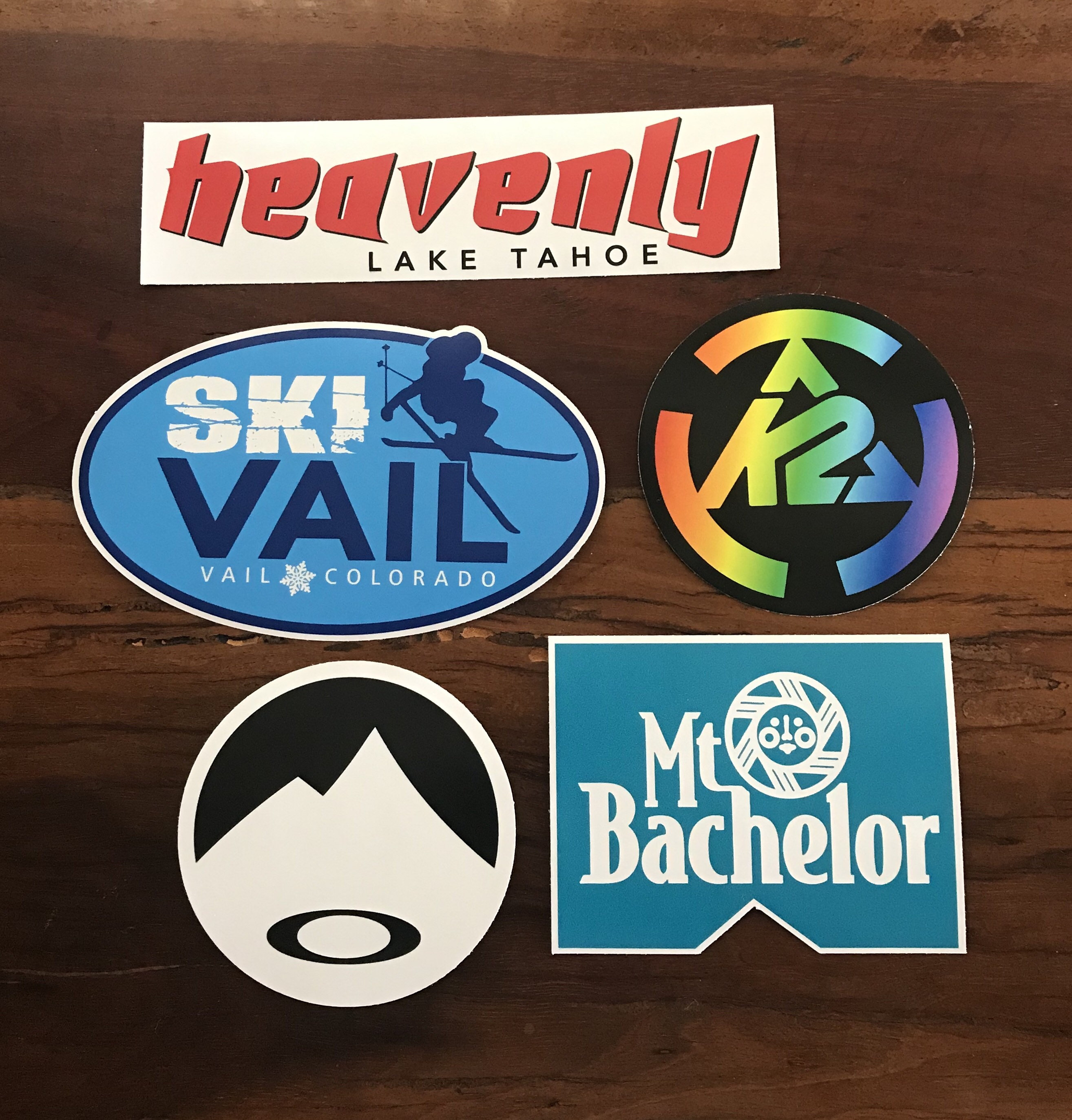 Ski Snowboard Sticker Pack / Lot Vail Copper Burton Angel Fire Gnu K2 ...