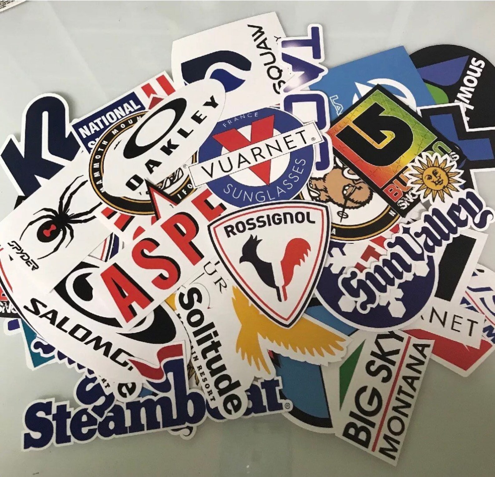 Ski Sticker Pack Rossignol Burton Oakley Vuarnet Snowbird - Etsy