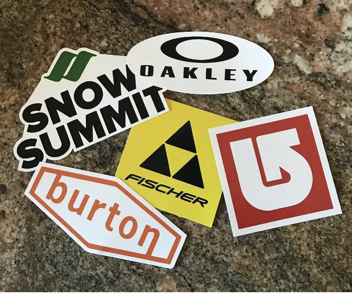 Ski Sticker Pack - Burton Oakley Alta K2 Aspen Kirkwood Volkl Park City ...