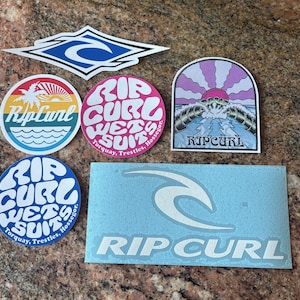 Ripcurl Sticker Pack / Lot - 10 Surfer Vinyl Decals - Etsy