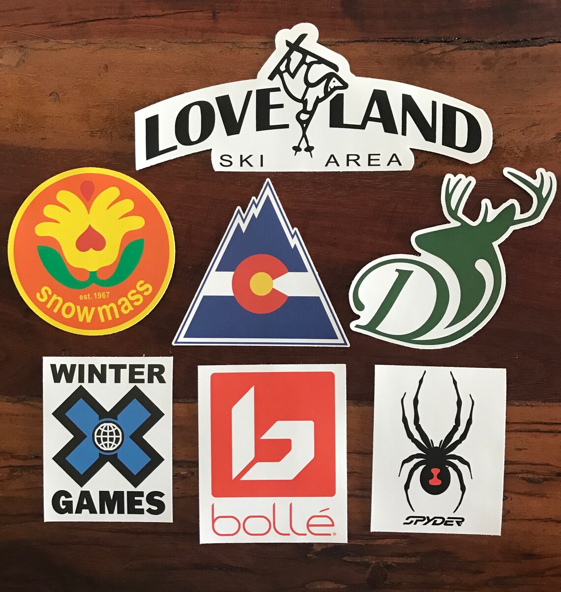 Ski Sticker Classic Pack Aspen Volkl K2 Mammoth Rossignol | Etsy