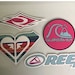 Surf Sticker Pack - Surfer Girl Roxy Quiksilver Hawaii Billabong Reef ...