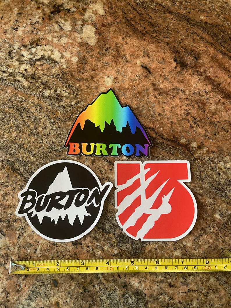 Burton Sticker Pack / Lot - 10 Ski Snowboard Vinyl Decals - Etsy