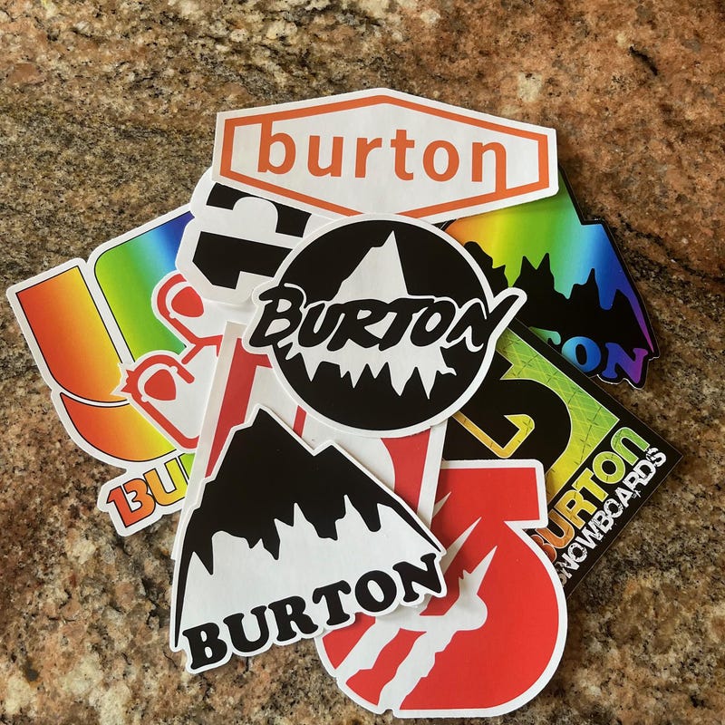Burton Snowboards Decal - Etsy