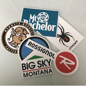 Ski Sticker Pack - Rossignol Burton Oakley Vuarnet Snowbird Alta Sun ...