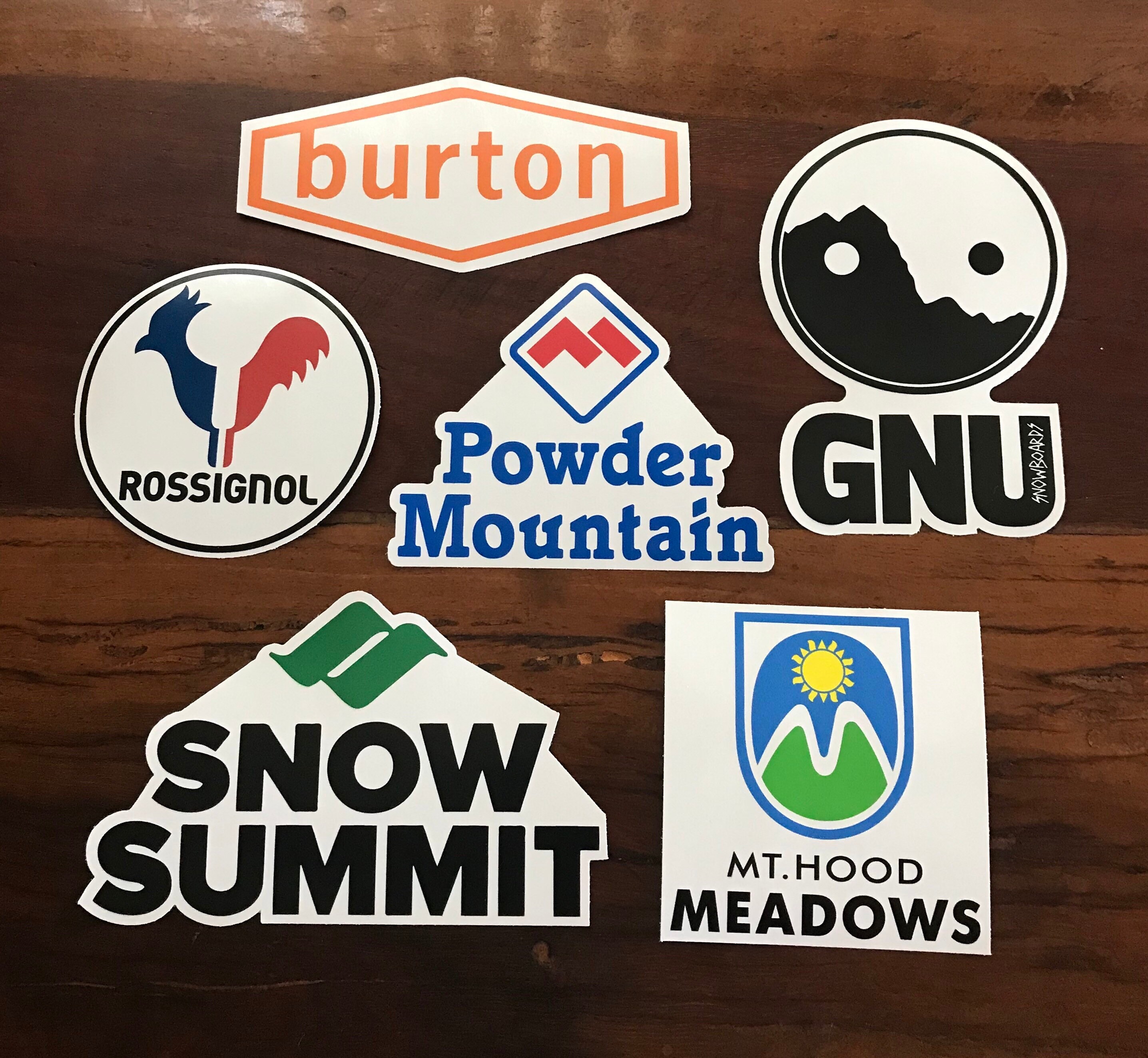 Ski Snowboard Sticker Pack / Lot Vail Copper Burton Angel Fire Gnu K2 ...