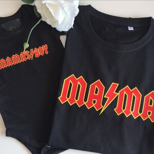 Mama Mama's Boy Matching Shirts, Mom and Son Matching Set, Mommy and Me ...