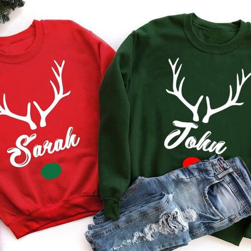 Custom Christmas Shirts. Custom Christmas Sweater Sweatshirt. - Etsy