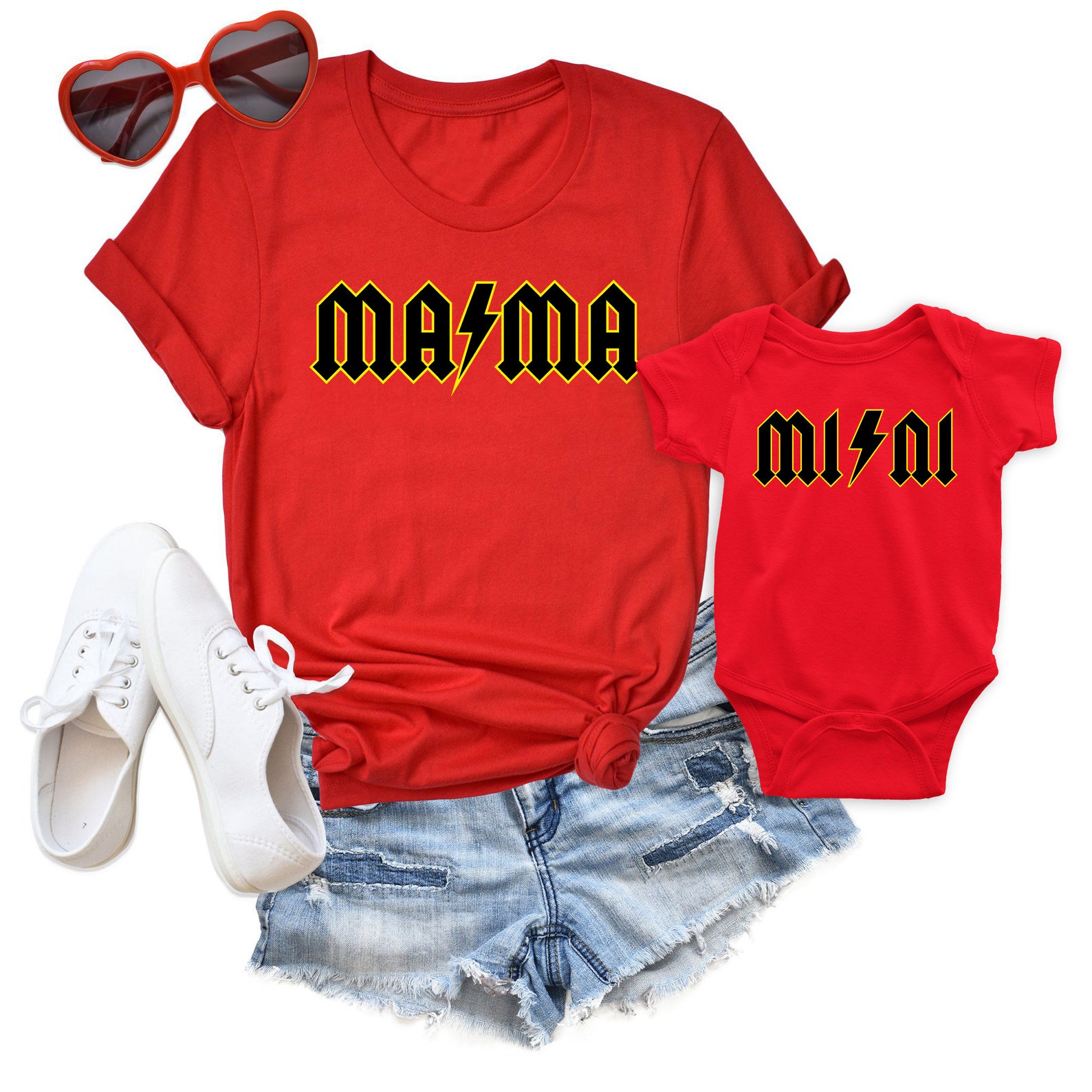 Mama Mama's Boy Matching Shirts Mom and Son Matching Set - Etsy