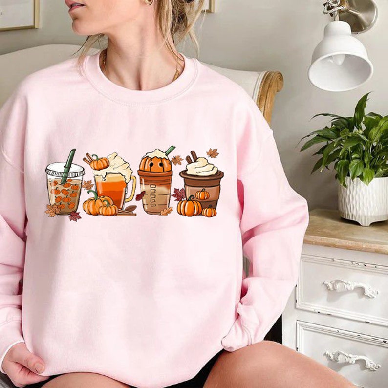 Fall Coffee Sweater Cute Fall Sweatshirt Coffee Lover Shirt - Etsy