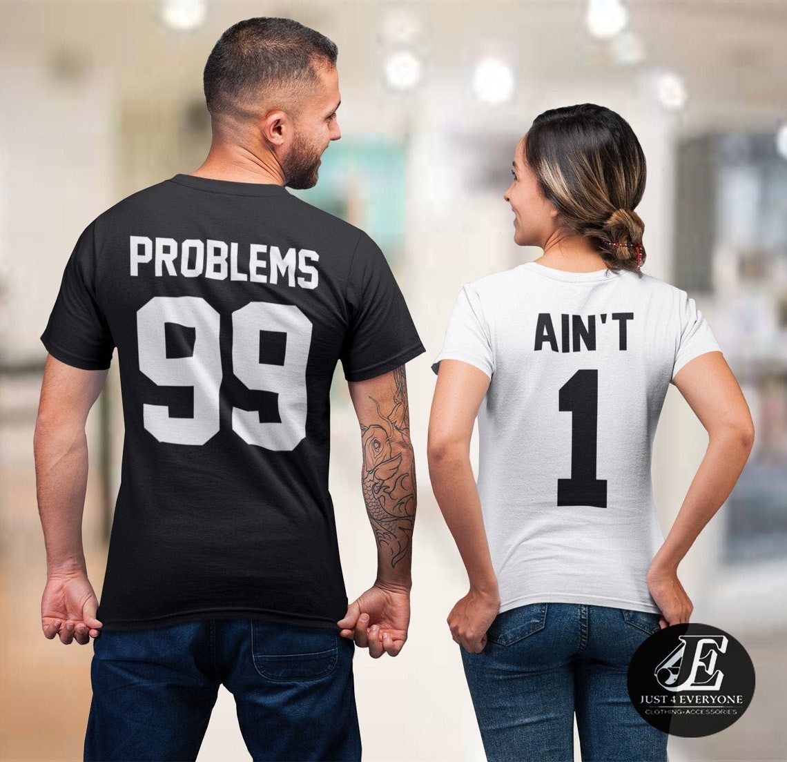 99 Problems Ain't 1 Shirts Matching Shirts Couples - Etsy