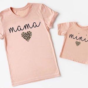 Mama Mini Matching Set, Baby Shower Gift, Mama T Shirt, Mini Bodysuit ...