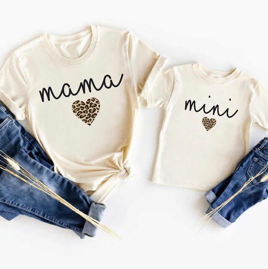 Mama Mini Matching Set, Baby Shower Gift, Mama T Shirt, Mini Bodysuit ...