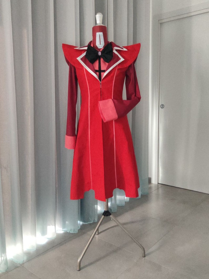 Alastor - Hazbin Hotel Basic Design Cosplay Costume Shirt Bow Jacket ...
