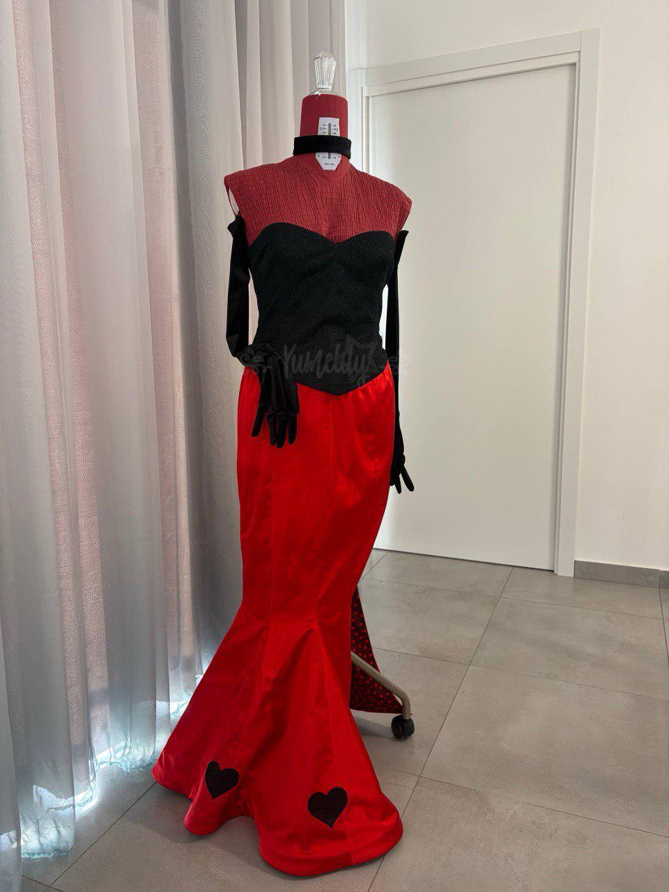 Angel Dust Hazbin Hotel Season 2 Drag Queen Gown Handmade Cosplay ...