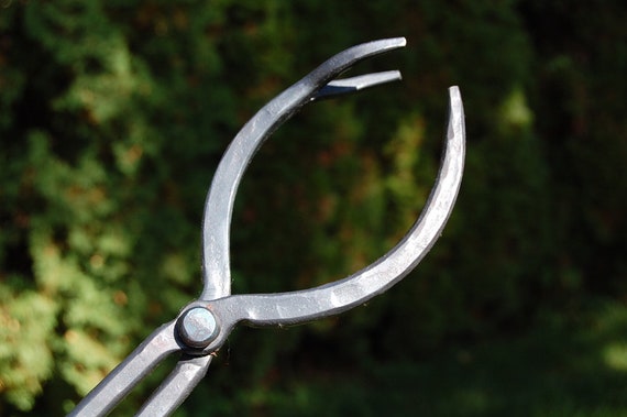 Forged Fire Tongs | Etsy