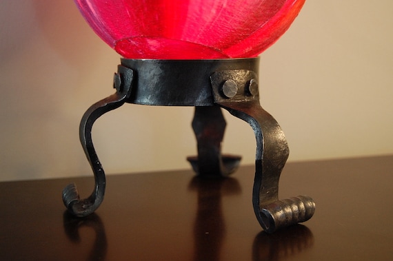 Forged Crystal Ball Stand | Etsy