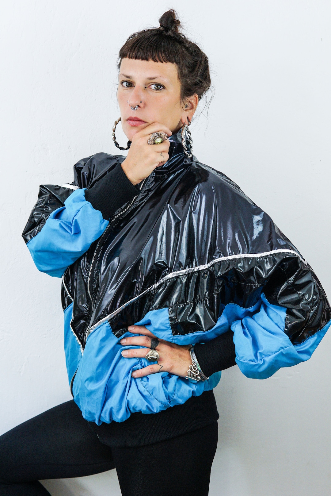 Cold Gold Rave Jacket, 80's Inspired, Unique Disco Style, Party ...