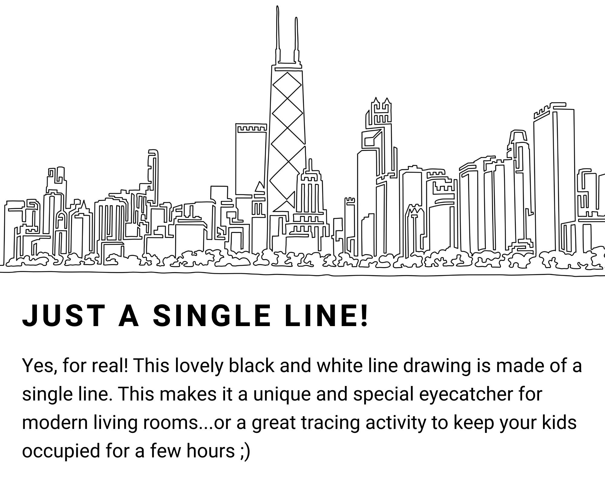 Framed Chicago Wall Art Chicago Art Print With Frame as | Etsy