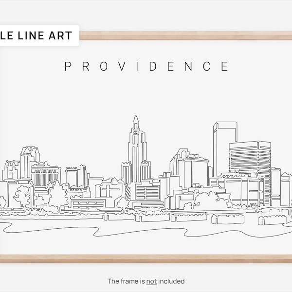 Providence Ri Skyline - Etsy