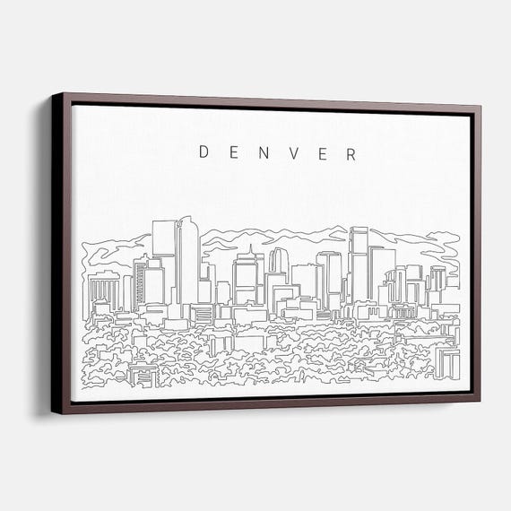 Denver Skyline Clip Art