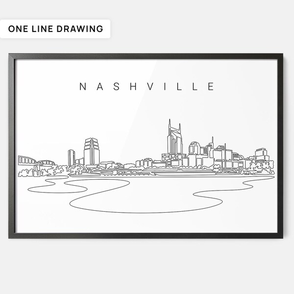 Nashville Skyline - Etsy