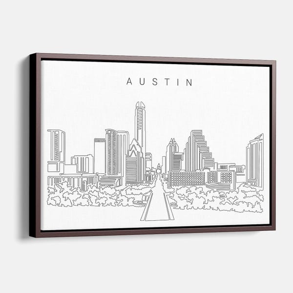 Large Canvas Austin - Etsy