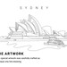 Sydney Opera House Printable Wall Art Sydney Australia - Etsy