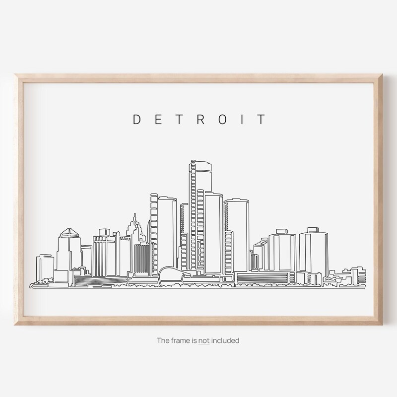 Detroit Poster - Etsy