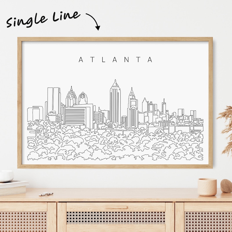 Atlanta Print - Etsy