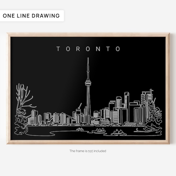 Toronto Skyline - Etsy