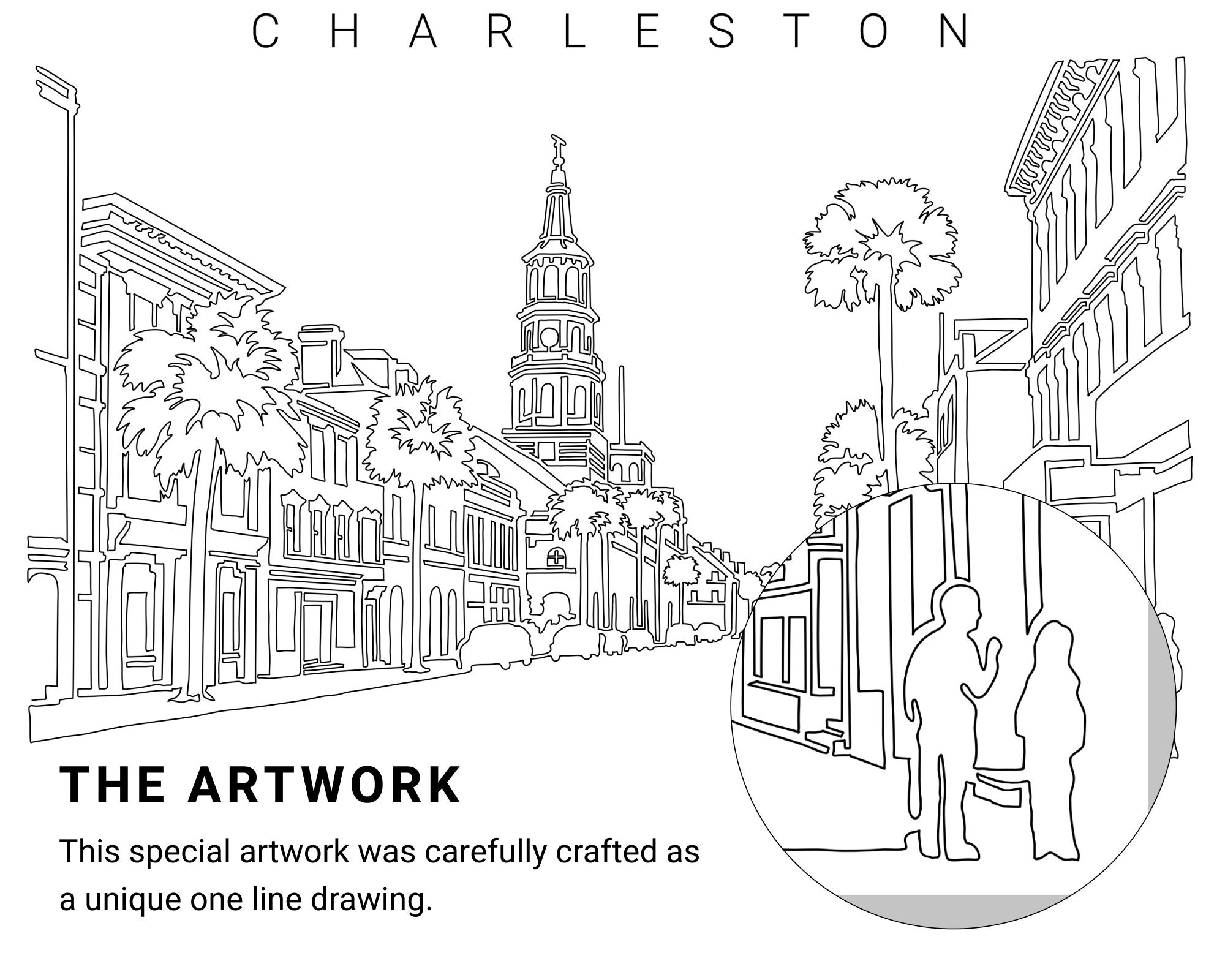 Charleston SC Printable Wall Art Charleston Digital Art - Etsy